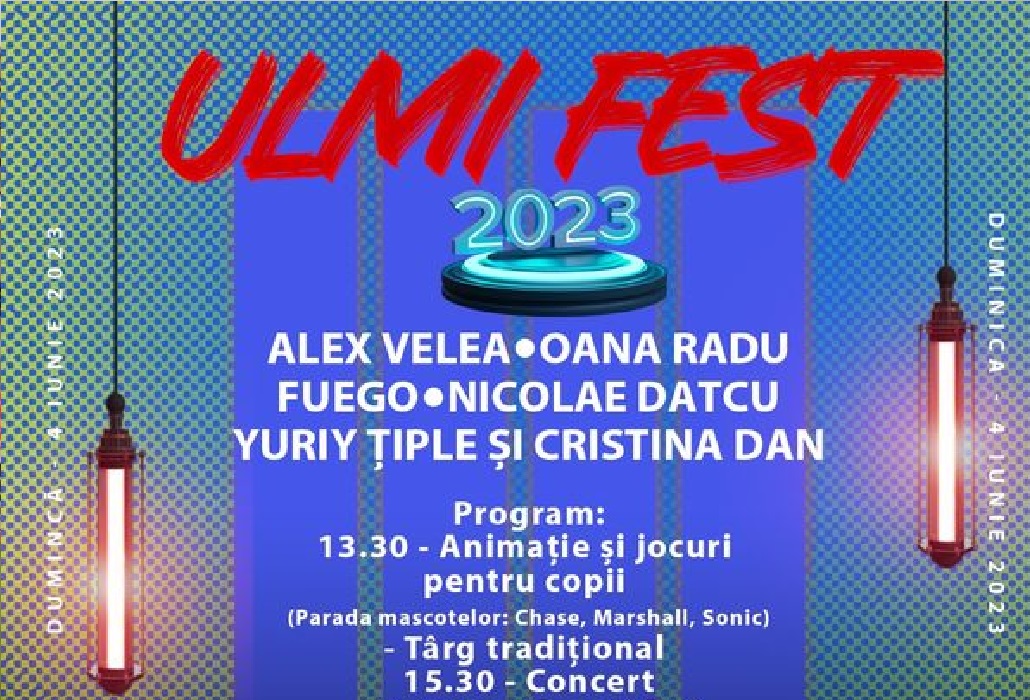 Ulmi Fest 2023, în Duminica Rusaliilor – 4 Iunie! - TV Online RipostaPeNet